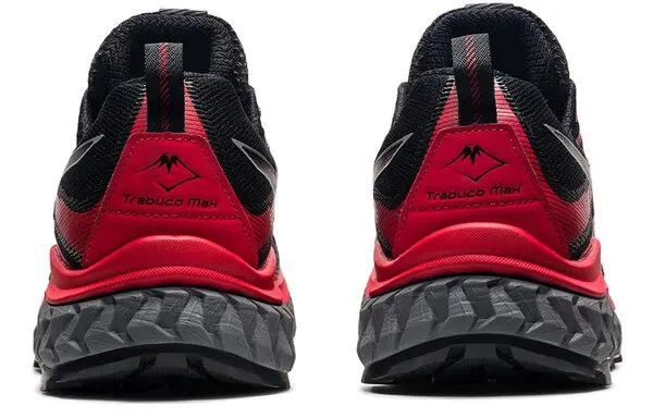 Asics Trabuco Max Athletic Sneakers - Black/red