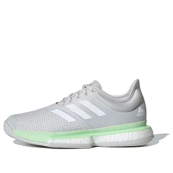 Adidas Solecourt Tennis Shoes - Glow Green/cloud White/grey One