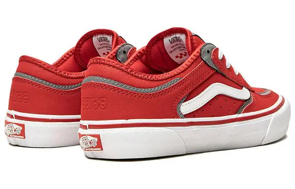 VANS Rowley 'racing Red' Skate Sneakers - Red/white
