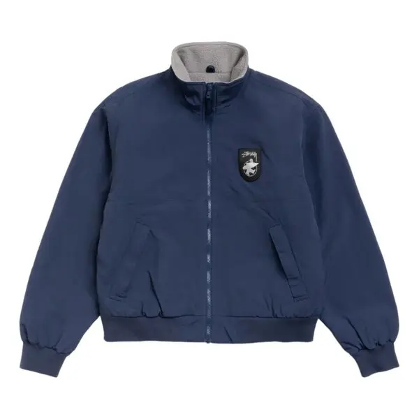 StÜssy Fleece Lined Jacket - Navy