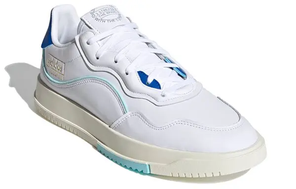Adidas Sc Premiere "white Blue Zest" Sneakers - White/blue