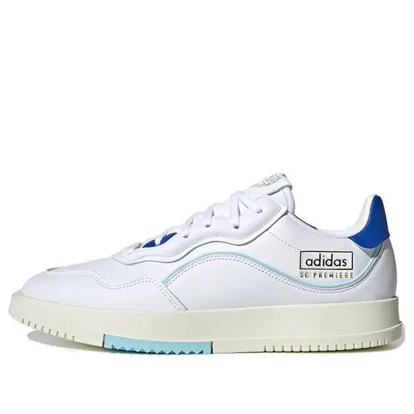 Adidas Sc Premiere "white Blue Zest" Sneakers - White/blue