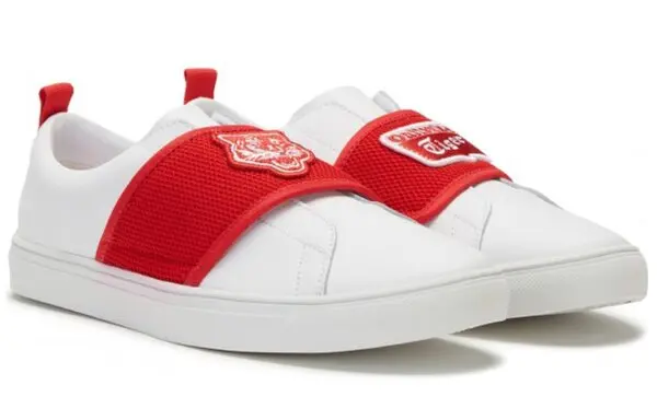 Onitsuka Tiger Lawnship 2.0 Slip-on Sneakers - White Red