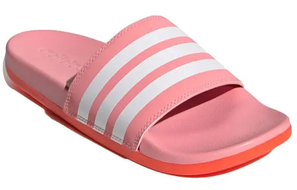 Adidas Adilette Comfort Slides - Pink/red