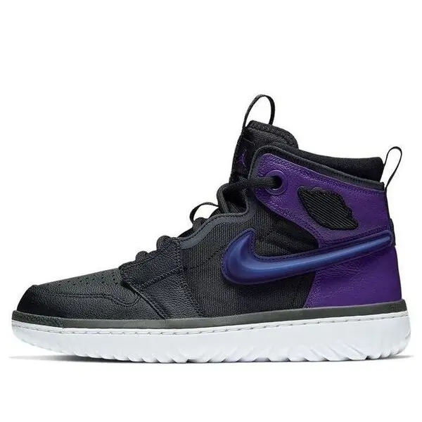 JORDAN 1 React High Top Sneakers - Black