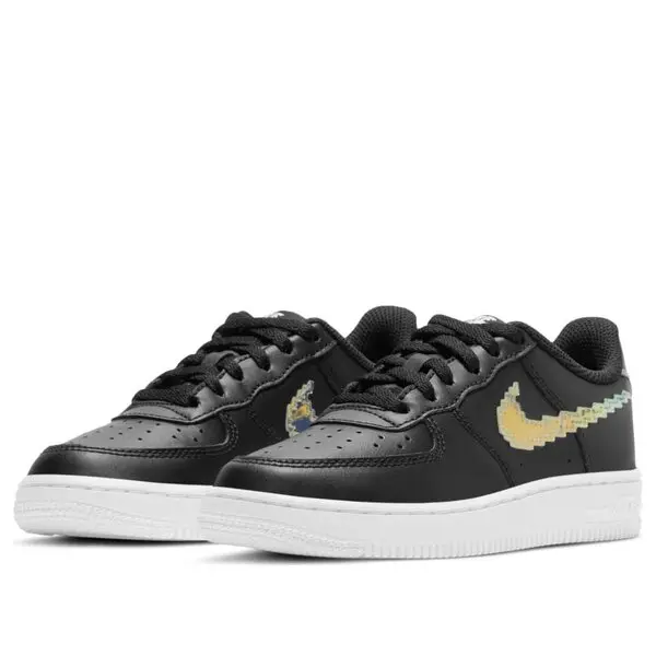 Nike Force 1 Lv8 'digital Swoosh' Sneakers - Black