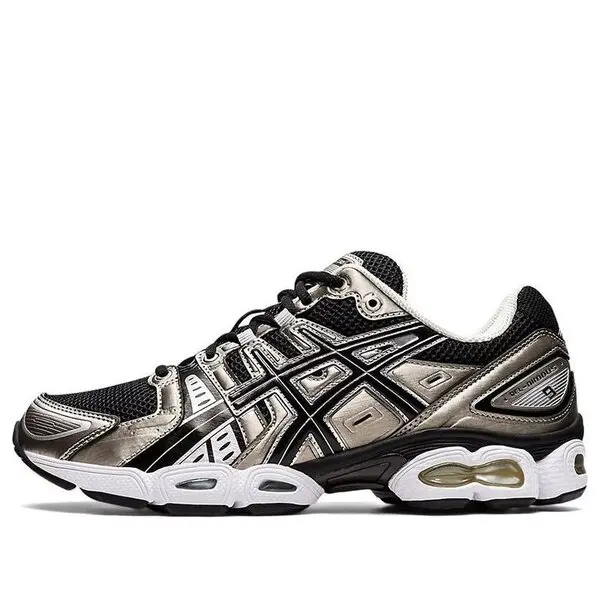 Asics Gel-nimbus 9 Athletic Sneakers - Black/gold