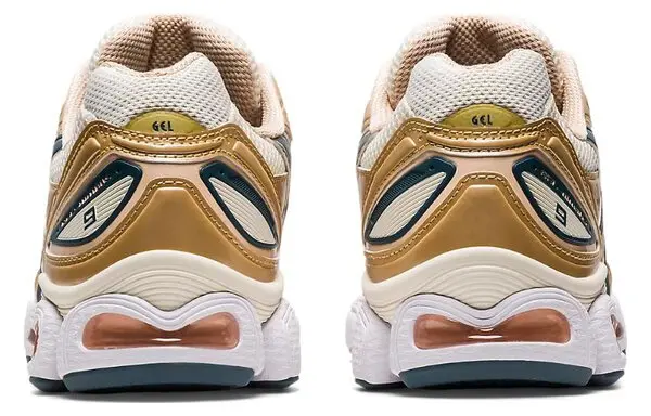 Asics Gel-nimbus 9 "cream Ironclad" Sneakers - Cream/ironclad