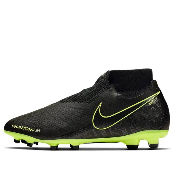 Nike Phantom Vision Pro Df Fg Soccer Cleats - Black/volt