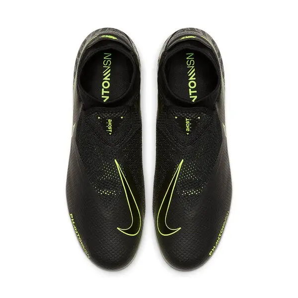 Nike Phantom Vision Pro Df Fg Soccer Cleats - Black/volt