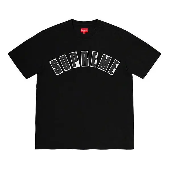 Supreme Ss20 Week 3 Arc Appliqu Ss Top Logo Tee - Black
