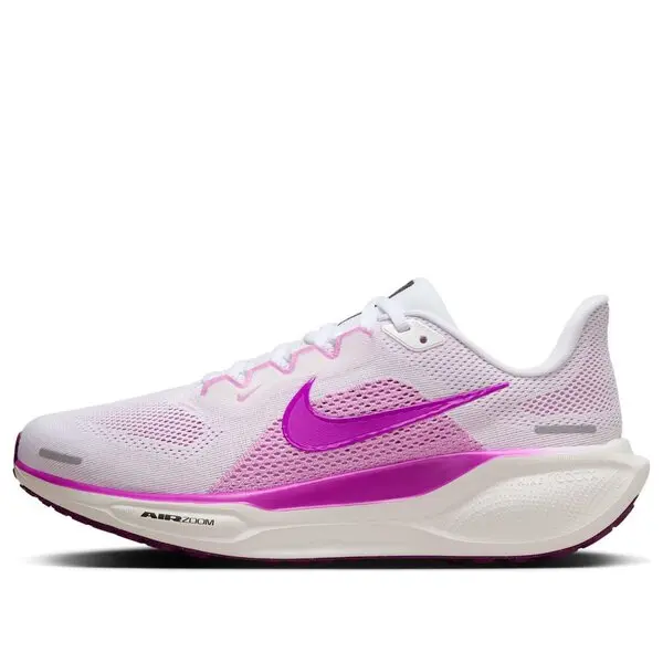 Nike Zoom Pegasus 41 Extra Wide Sneakers - White/black/beyond Pink