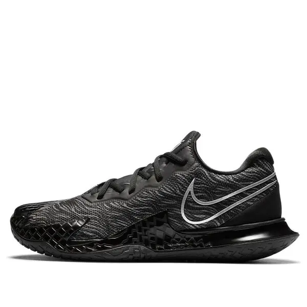 Nike Court Air Zoom Vapor Cage 4 Hc Low Top Sneakers - Black/silver