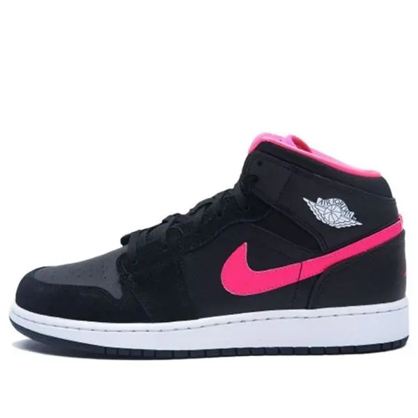 JORDAN 1 Retro Mid 'hyper Pink - Black