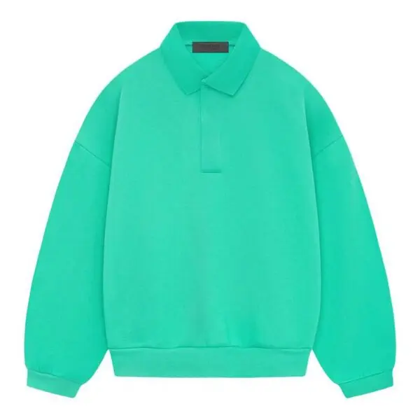 Fear Of God Ss24 Long-sleeve Polo - Mint Leaf