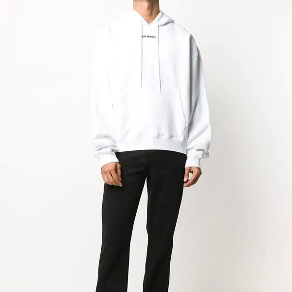 Off-White Marker Arrows Long Sleeve Sweater - White