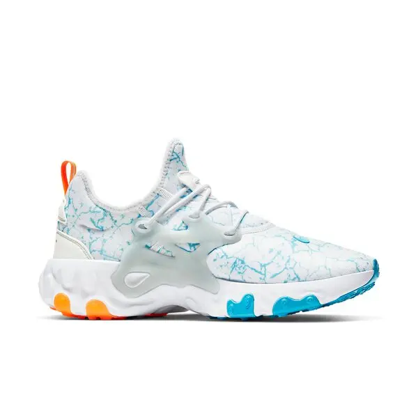 Nike React Presto "cracked" Sneakers - White/blue