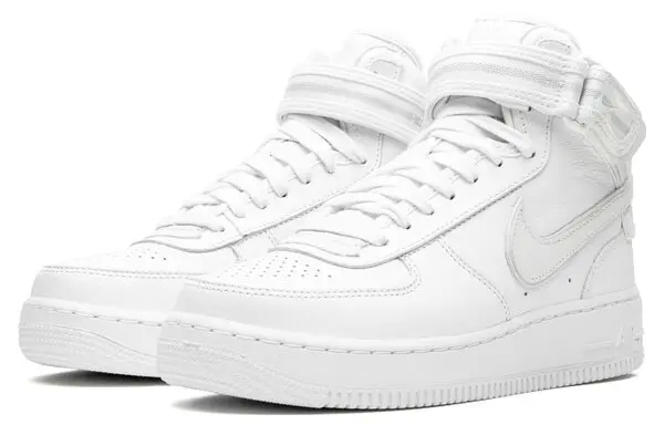 Nike X Riccardo Tisci Air Force 1 Mid Sp Sneakers - White/white/white