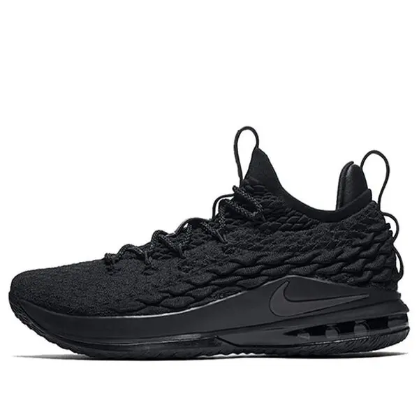 Nike Lebron 15 Low Basketball Sneakers - Black