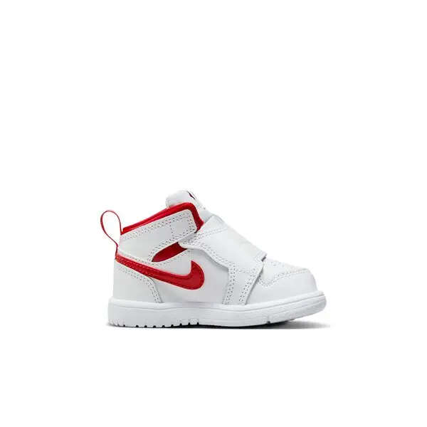 JORDAN 1 Sky High Top Sneakers - White/red
