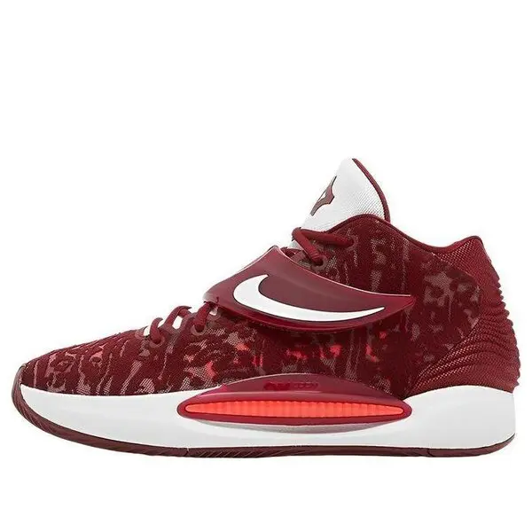 Nike Kd 14 Tb 'team Red - Maroon And White