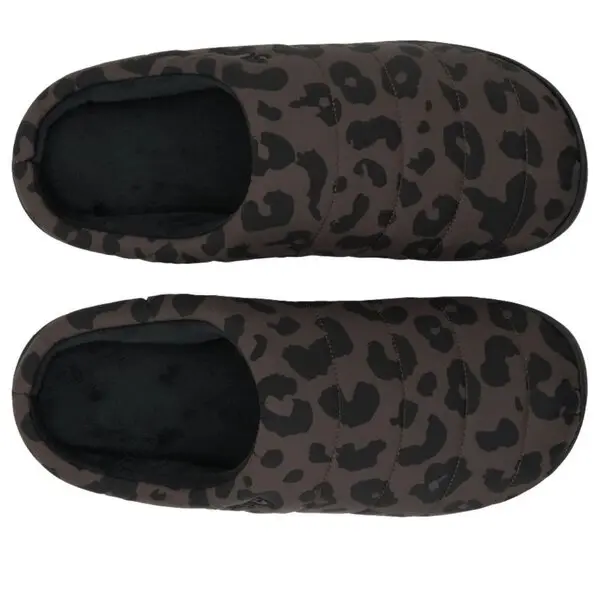 SUBU Originals Leopard Print Slip-on Sandals - Leopard Dark Brown