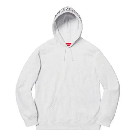 Supreme Sequin Arc Hooded Sweatshirt - Grey