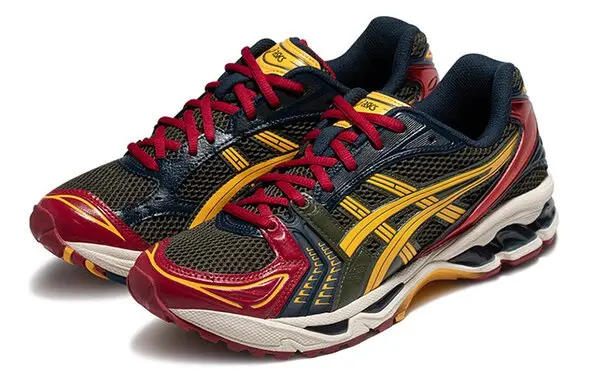 Asics Gel-kayano 14 "olive Canvas Honey - Red/yellow