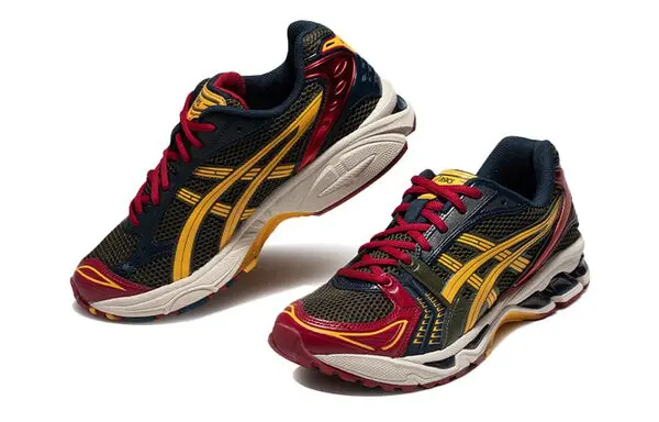 Asics Gel-kayano 14 "olive Canvas Honey - Red/yellow