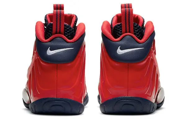 Nike Foamposite Pro 'usa' Retro Mid Top Sneakers - Red/blue
