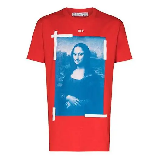 Off-White Mona Lisa Graphic T-shirt - Red