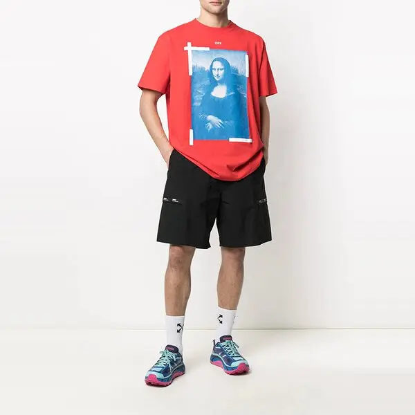 Off-White Mona Lisa Graphic T-shirt - Red