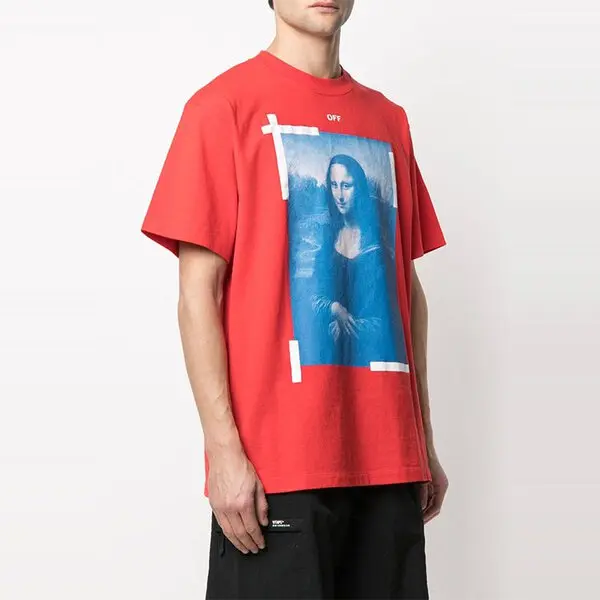 Off-White Mona Lisa Graphic T-shirt - Red
