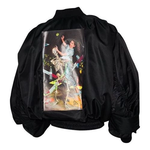 Off-White Pascal Appliqué Pilot Jacket - Black