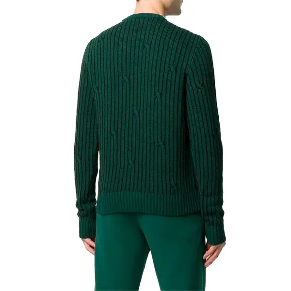 Off-White Logo Stripe Knit Sweater