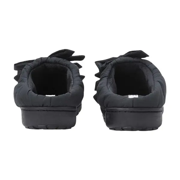 SUBU X Perverze Quilted Bow Detail Slip-on Sandals