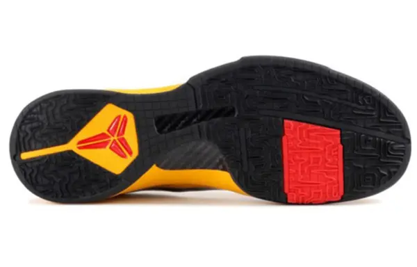 Nike Zoom Kobe 5 'bruce Lee' Low Top Athletic Sneakers - Black/red