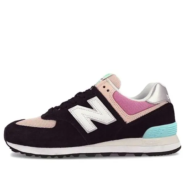 NEW BALANCE 574 Madder Rose Sneakers - Black