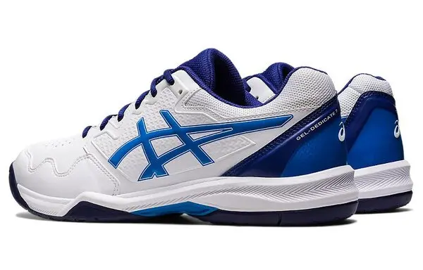 Asics Gel-dedicate 7 Athletic Sneakers - White/blue