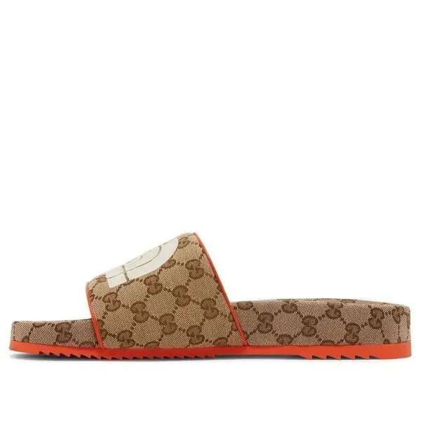 Gucci The North Face X Slides - Beige/orange