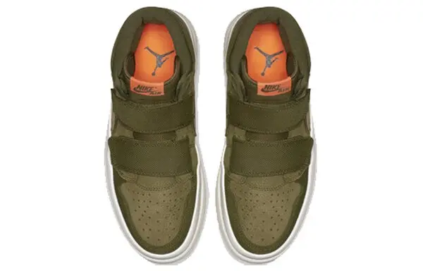JORDAN 1 Retro High Double Strap 'olive Canvas - Olive Canvas/light Bone