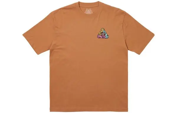 PALACE Arms T-shirt 'melted Sugar - Orange/brown