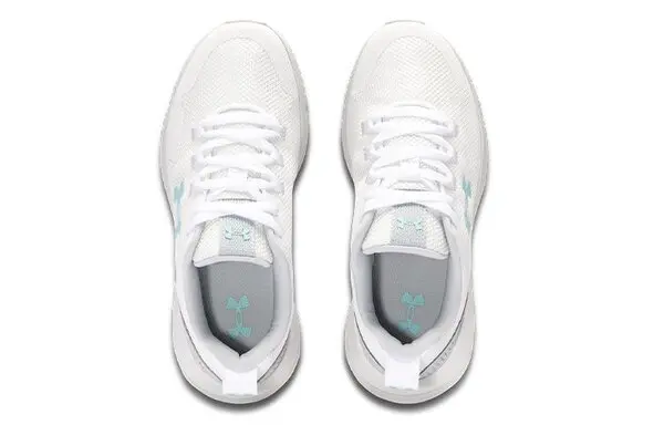Under Armour Essential "white Breeze" Athletic Shoes - White/gray/blue