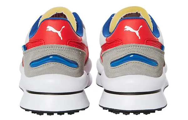 PUMA Style Rider Play On Sd Mesh Sneakers - Gray/red/blue