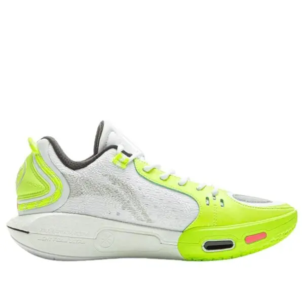 LI-NING Wade Shadow "energy" Athletic Sneakers - White/lime