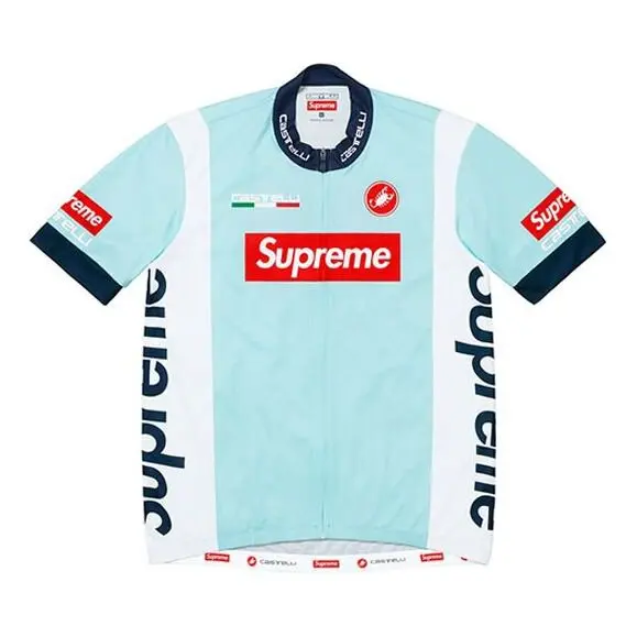 Supreme Ss19 X Castelli Cycling Jersey - Blue