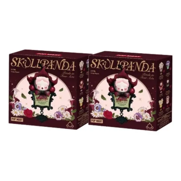 POP MART Skullpanda Petals In Four Acts Series Fridge Magnet Sealed Case - Multi-color
