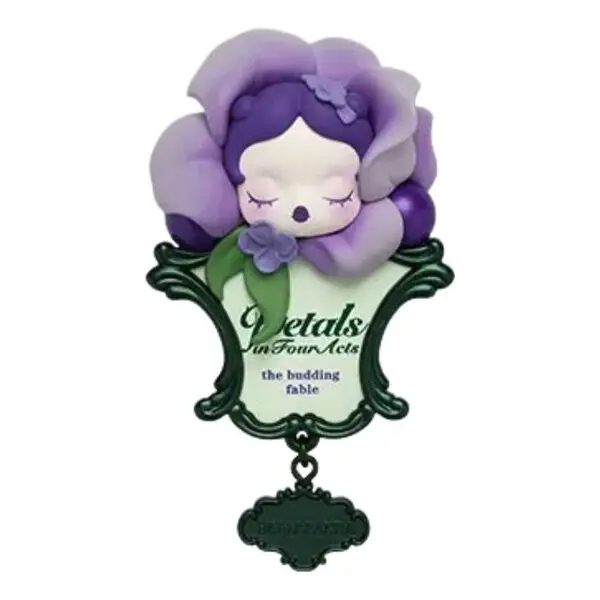POP MART Skullpanda Petals In Four Acts Series Fridge Magnet 'the Budding Fable - Multi-color