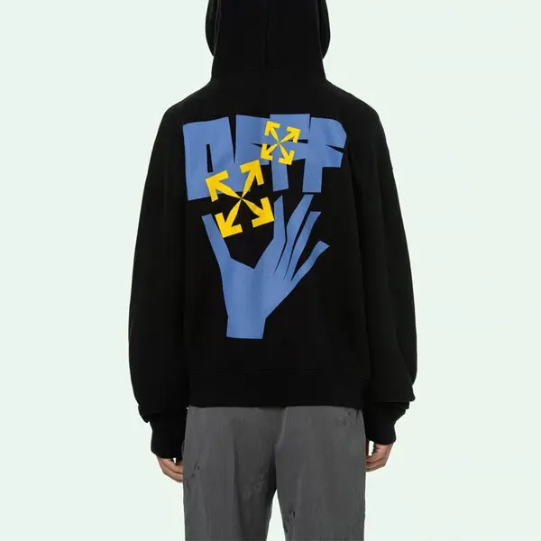 Off-White Ss21 Alphabet Printed Hoodie