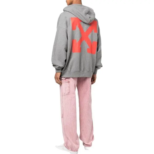 Off-White Slogan Print Hoodie